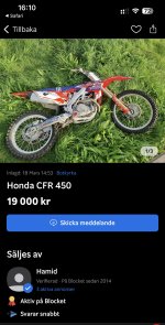 Dagens Blocket! (mc-relaterat) | Sida 1101 | Sporthoj.com